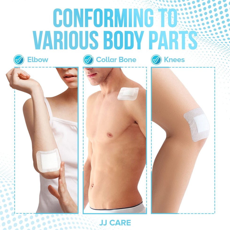 JJ CARE [Pack of 50] Waterproof Adhesive Island Dressing 4” x 4”, Ster – JJ CARE USA